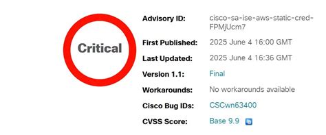 Critical Cisco Ise Cloud Vulnerability Cvss 99 With Poc Exploit Do Van Son