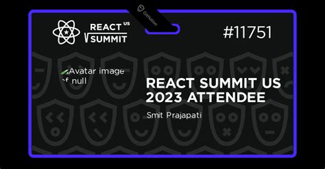 Smit Prajapati On Linkedin Check Out My Badge And Claim Your Free React Summit Us 2023 Remote Ticket