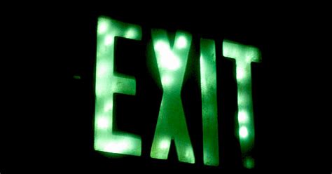 it s tough to be a bug s exit sign is its best effect parkeology