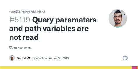 Query Parameters And Path Variables Are Not Read · Issue 5119