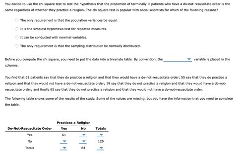 Solved You Decide To Use The Chi Square Test To Test The Chegg Com