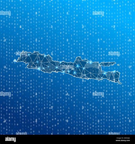 Network Map Of Java Island Digital Connections Map Technology