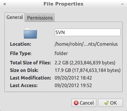 Filesystems Size Vs Size On Disk Stack Overflow