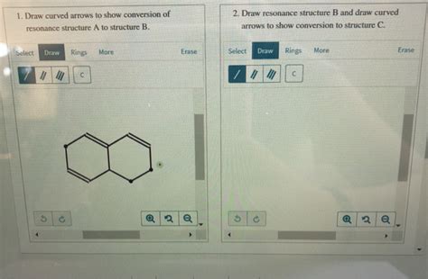 Solved A Draw Two Resonance Structures Of The Cation