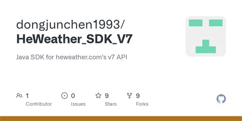 github dongjunchen1993 heweather sdk v7 java sdk for s