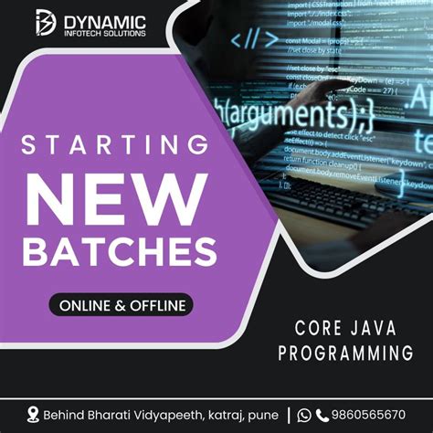 Java Classes In Pune On Linkedin Dynamic Coaching Classes