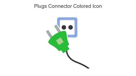 Plugs Connector Colored Icon In Powerpoint Pptx Png And Editable Eps Format PPT Slide