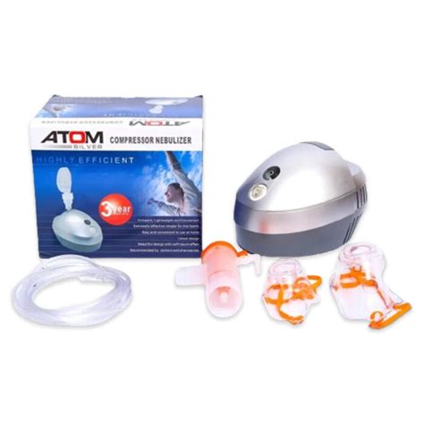 Atom Silver Compressor Nebulizer Machine Hamza Surgical