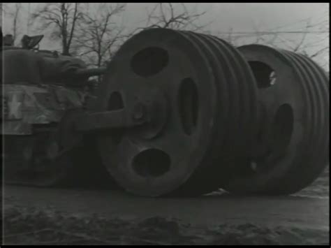 Mine Exploder T1e3 Sherman Variant In Action Near Beggendorf In