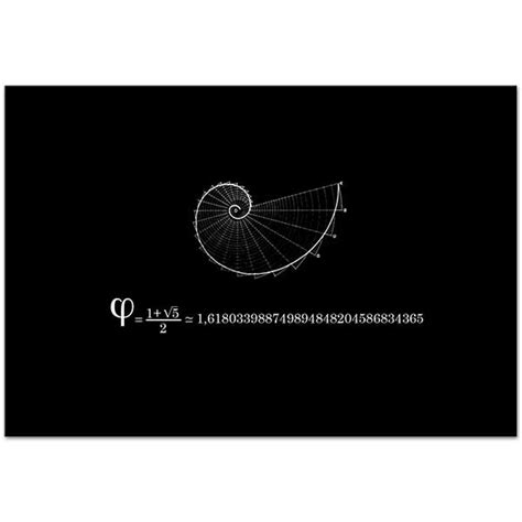 Golden Ratio Fibonacci Sequence Art Print Canvastar