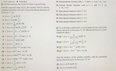 Solved 15 Normal Density Function With 4 1 Ando 1