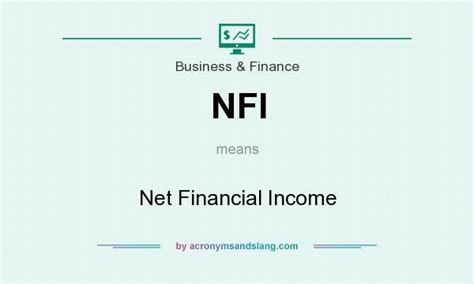 Nfi Net Financial Income In Business And Finance By
