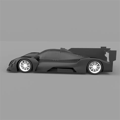 3d Printable High Performance Hybrid Racecar Lmdh 3d Printable Model