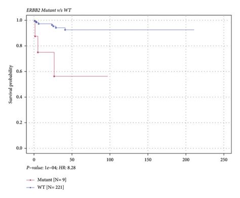 Effects Of Erbb2 And Erbb3 Mutations On Survival Survival Analysis