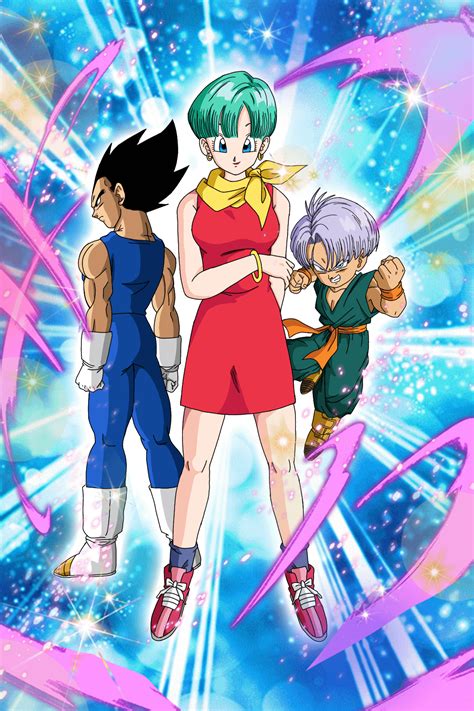 Dfe Bulma Vegeta And Trunks Rdbzdokkanbattle