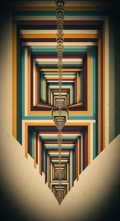 Free Vintage Optical Vortex Photo Geometric Recursive Optical
