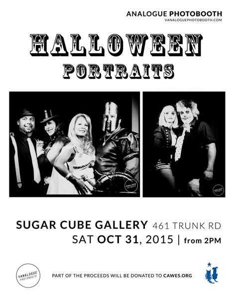 Analogue Halloween Sugar Cube Cabin And Gallery