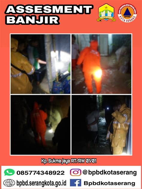 Giat Bpbd Kota Serang Melakukan Assesment Banjir Hari Sabtu 03 April
