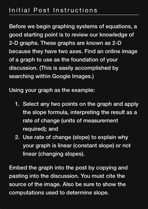 Solved Before We Begin Graphing Systems Of Equations A Good