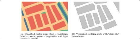 Example Of Vectorised Building Plots Extracted From A Classified Raster