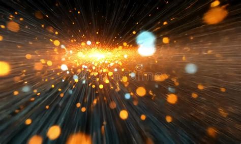Abstract Explosion Of Vibrant Light Streaks And Particles Stock Footage Video Of Energy Stars