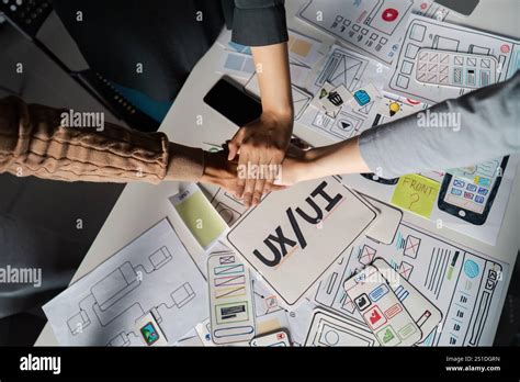 Collaborative Ux Ui Design Brainstorming Session With Creative Teamwork And Innovative Ideas