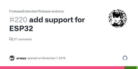 Add Support For Esp Issue Firebaseextended Firebase Arduino Github