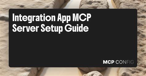 Mcp Config Mcp Config