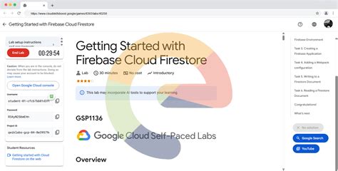 Getting Started with Firebase Cloud Firestore - GSP1136