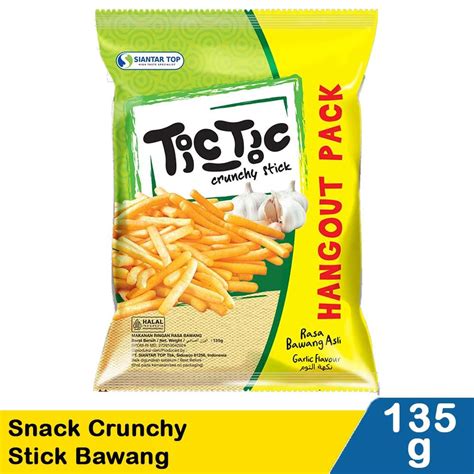 Jual Tic Tic Snack Crunchy Stick Bawang 135g Shopee Indonesia