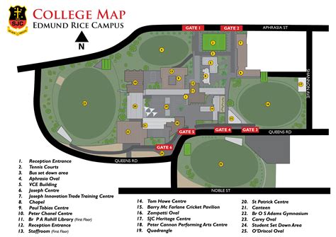 College Map Sjc