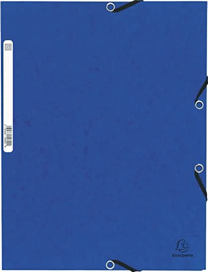 Chemise 3 Rabats 4 5 10ème Elastique Etiqette Bleu Papex