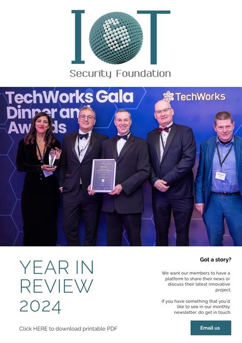 Iot Security Foundation On Linkedin The Iotsfs Year In Review 2024 A Month By Month Chronicle