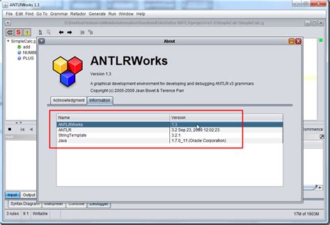 Antlrworks Compiler Failed With Result Code