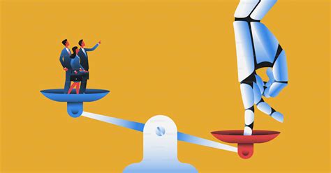 직원 그룹과 저울에 거대한 로봇 손 Ai와 경력 인공 지능 불안 및 직업 문제 개념 벡터 일러스트 레이 션입니다 벡터 Unsplash의 그림 이미지