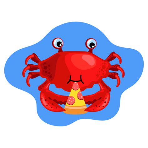 스티커 게개 무료 스티커 음식개