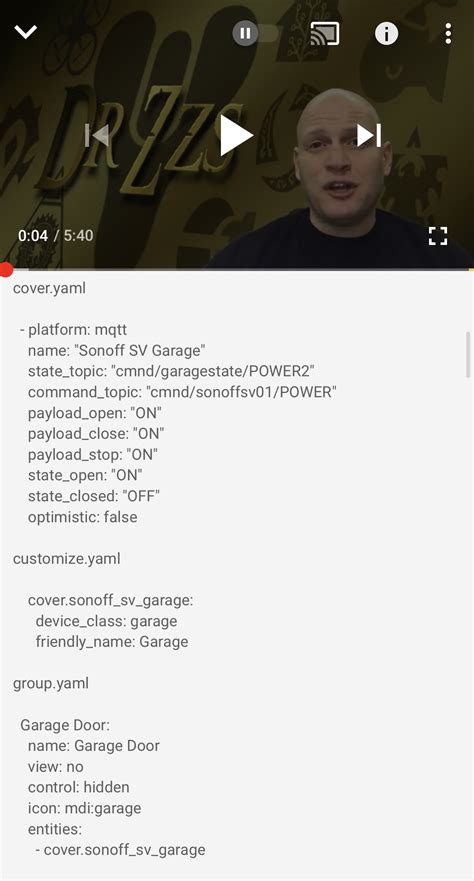 garage door configuration home assistant community