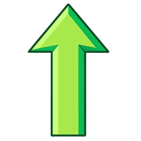 Green Arrow Pointing Up Pngs For Free Download