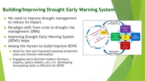 Water For Food International Forum Improving Drought Early Warning