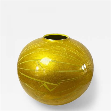 Ono Hakuko Yellow Globular Vessel