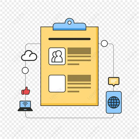 정보화 된 소셜 미디어 일러스트 웹 페이지 초안 크리 에이 티브 맵개념화이트 Png 일러스트 무료 다운로드 Lovepik