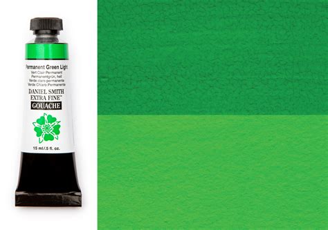 Permanent Green Light Gouache Daniel Smith Artists Materials
