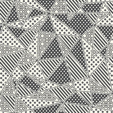 Premium Vector Monochrome Fabric Seamless Pattern