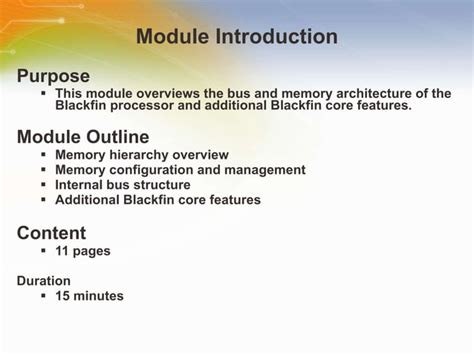 Blackfin Processor Core Architecture Part 3 Ppt Data Storage And Warehousing Computing