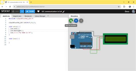 Sathishkumar J K On Linkedin Include Arduino I2c Simulation Lcd Sathishkumar J K On Linkedin Include Arduino I2c Simulation Lcd