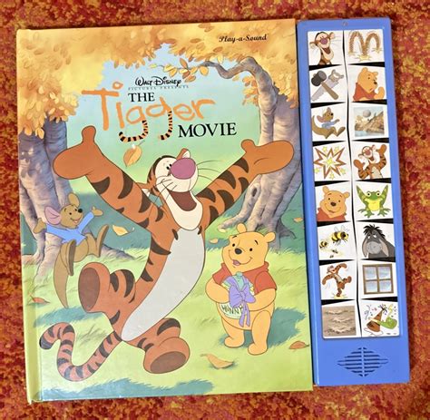 Walt Disney The Tigger Movie Play A Sound Book Vintage Hardcover 2000