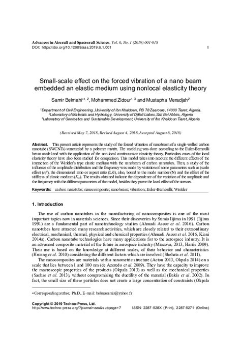 Small Scale Effect On The Forced Vibration Of A Nano Beam Embedded An Elastic Medium Using