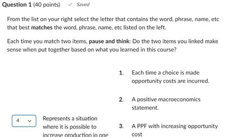 Solved Question 1 40 ﻿pointsfrom The List On Your Right
