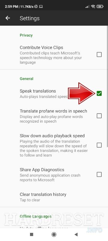 How To Enable Speak Translations On Microsoft Translator HardReset Info
