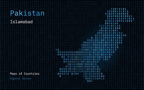 pakistan map shown in binary code pattern tsmc matrix numbers zero one